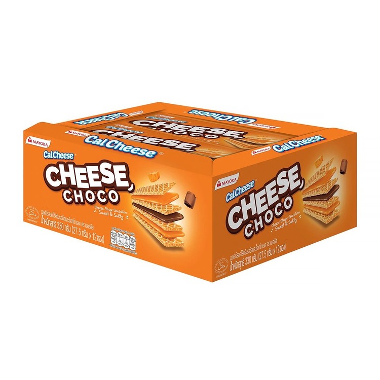 CalCheese/칼치즈 치즈 초코 와퍼 웨하스 (12팩) : 니코니코 타이 마켓 / 태국 구매 대행