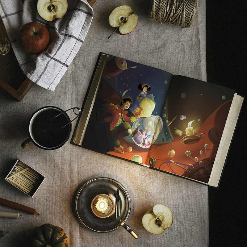 The Elves and the Shoemaker | Annie Won Illustration