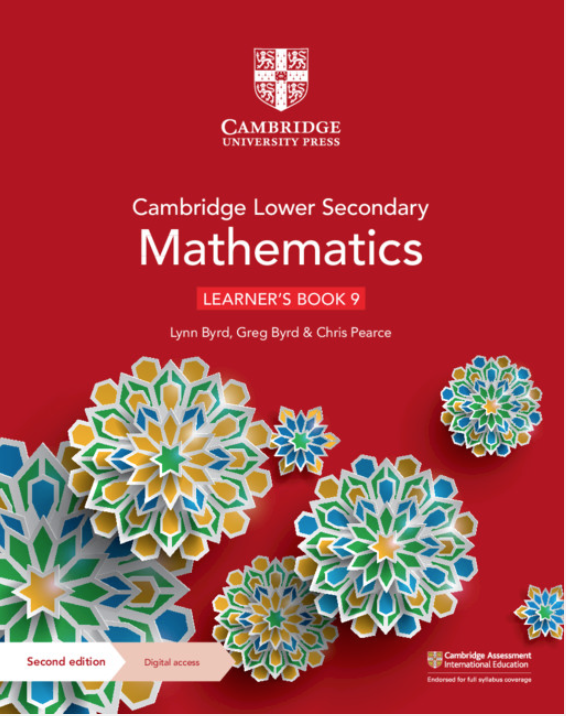 Cambridge Lower Secondary Mathematics Learner's Book 9 with Digital ...