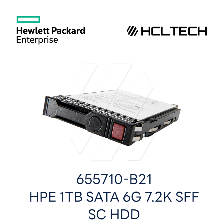655710-B21 HPE 1TB SATA 6G 7.2K SFF SC HDD : 에이치씨엘테크