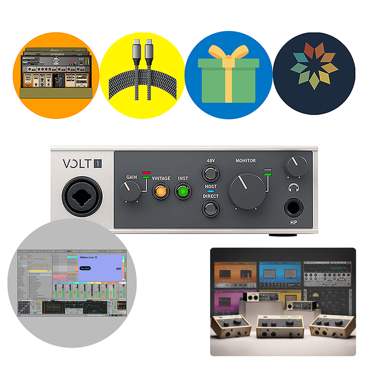 UA Volt 1 USB 레코딩 스튜디오 유니버셜 오디오 볼트 인터페이스