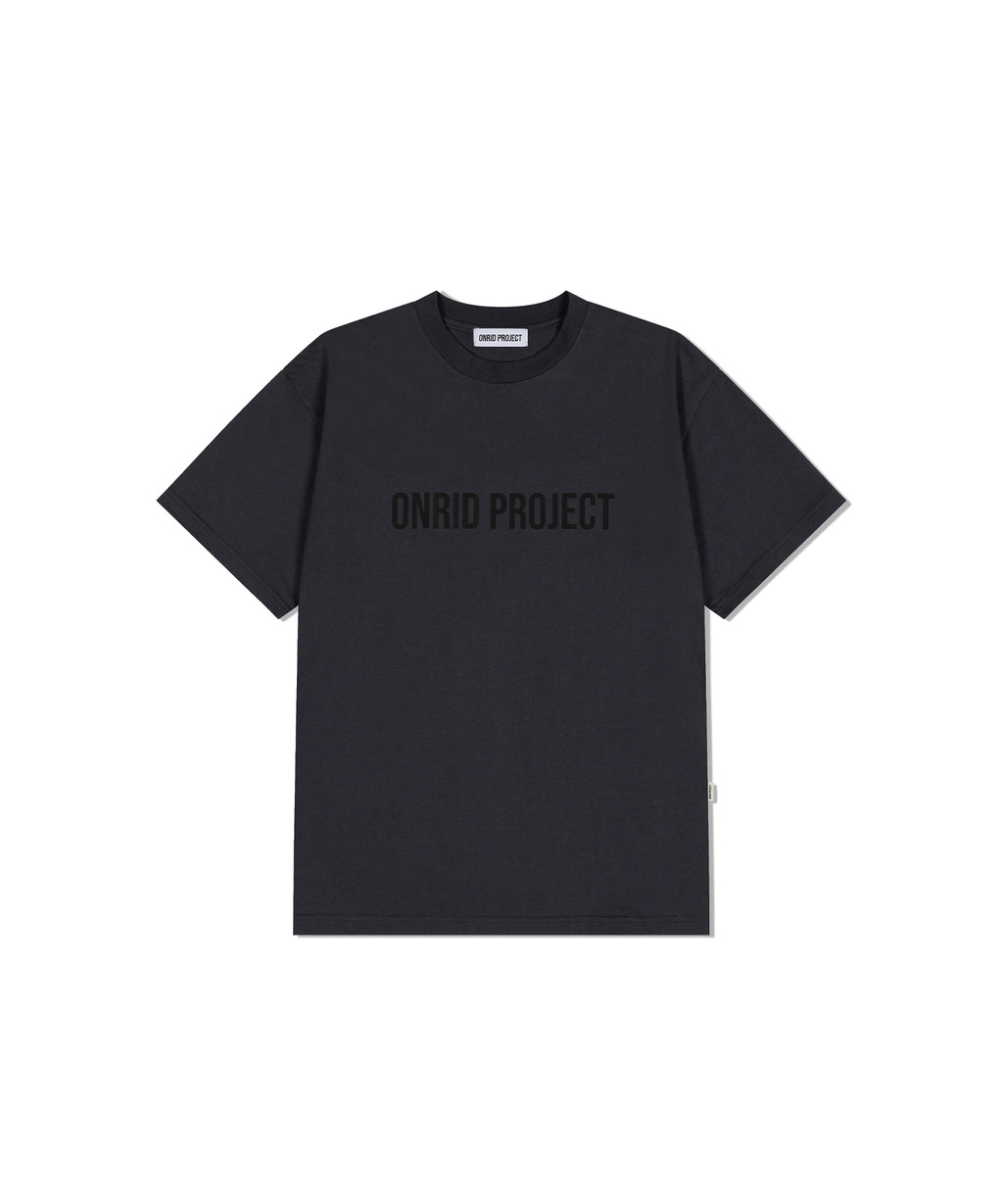 Big Logo T-Shirt - Charcoal : ONRID PROJECT 온리드 프로젝트