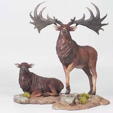 [문의] DeClay스튜디오 1:20 비율 큰뿔사슴 도색완성품 : 고현생