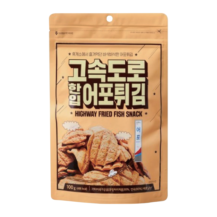 Highway Fried Fish Snack 100g : Myungsung Food