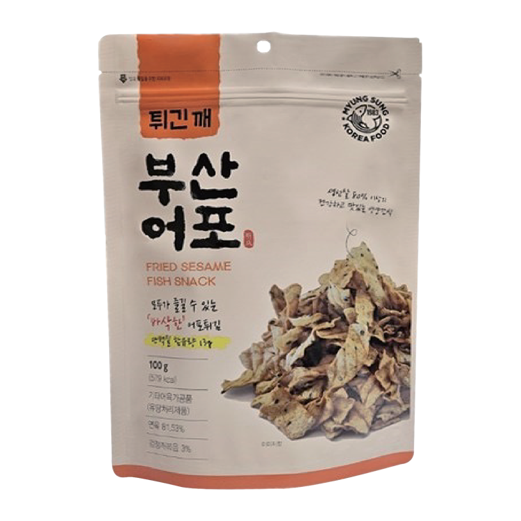 Fried Sesame Fish Snack 50g/100g : Myungsung Food