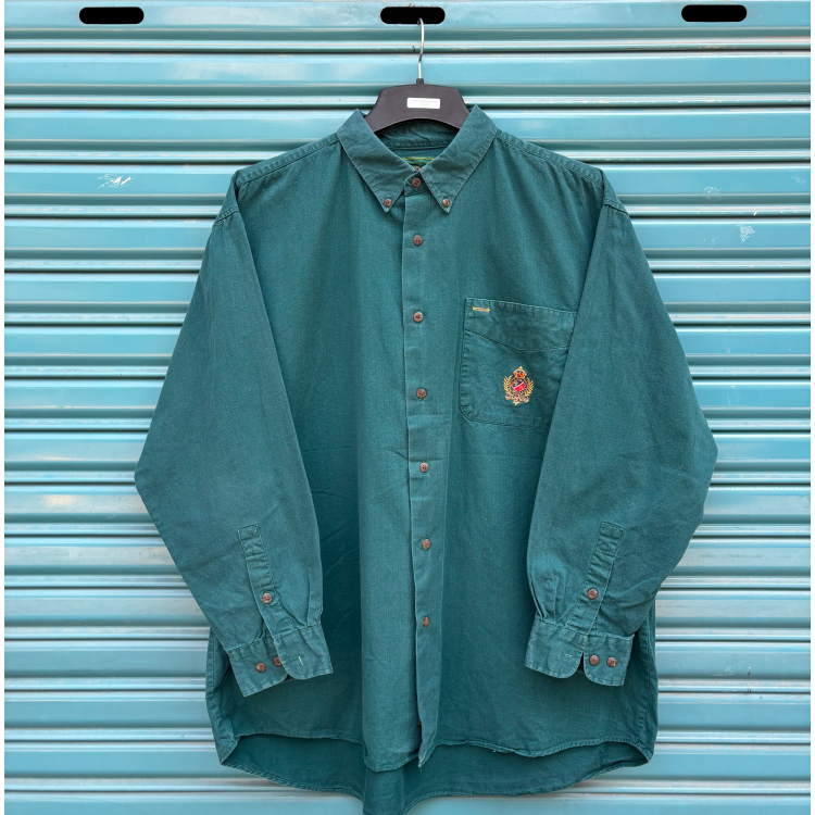 Dark green Oxford Shirts : 무노 MUNO