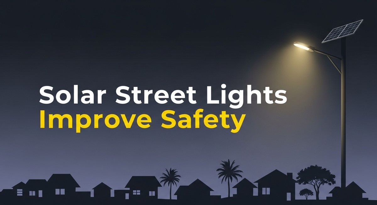 How Solar Street Lights Improve Safety in Dark Roads and Barangays in ...