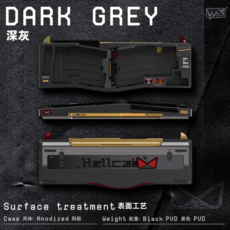 [Raffle] Owlab Hellcat Mech-01 Barebone Kit Dark Grey : 스웨그키 공식 온라인 스토어