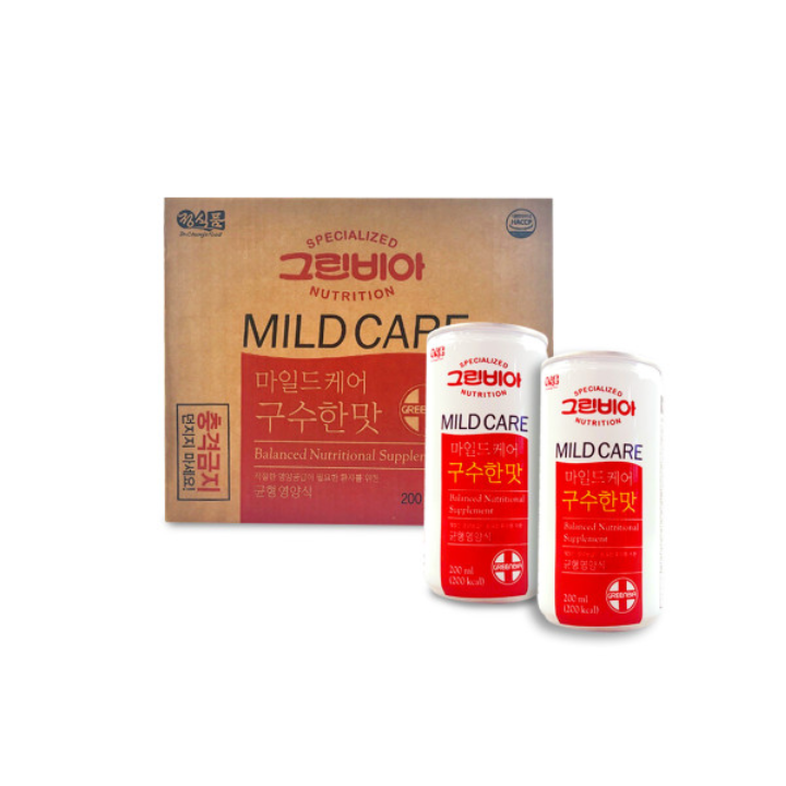 그린비아 마일드케어 구수한 맛(캔) 200ml x 30캔 : 올바른 복지용구 '웰스몰'
