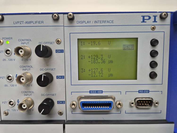 PI Physik Instrumente E-500 PZT Servo Controller/ LVPZT-Amplifier : 엠아이티솔루션