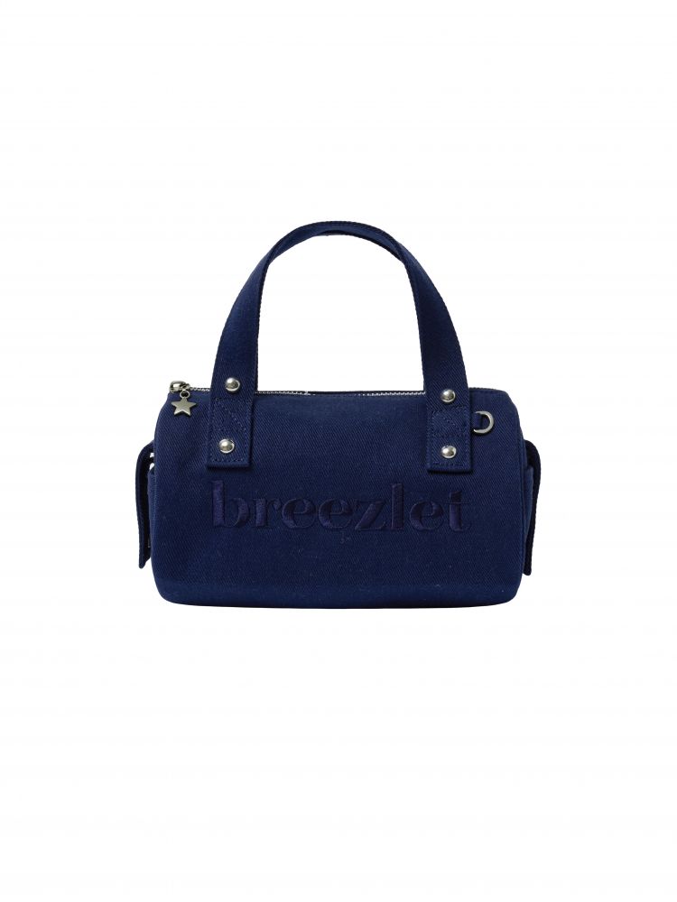 [1차 리오더] Snap Cylindrical Mini Bag_ Navy : 브리즐렛