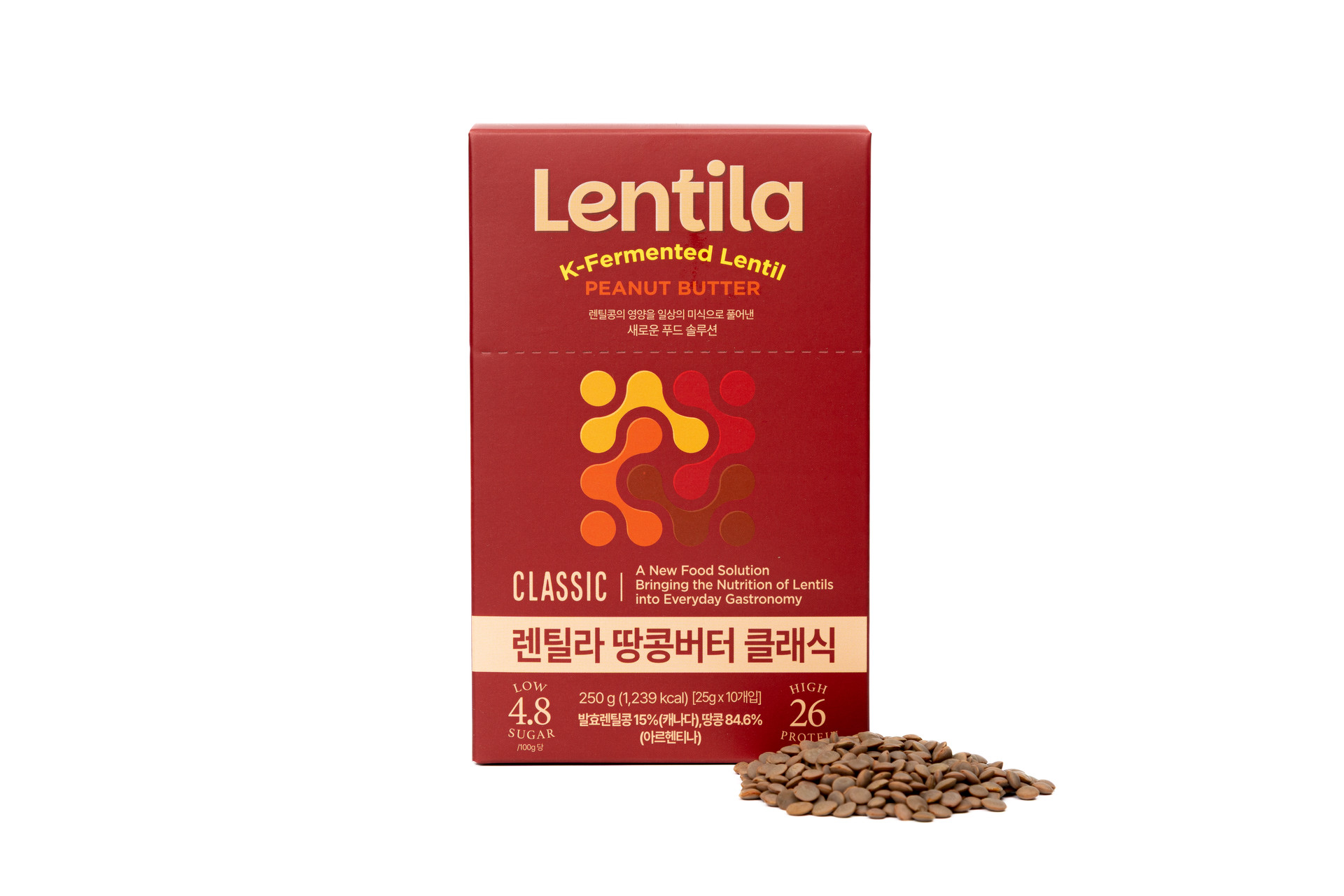 렌틸라(Lentila) 공식 홈페이지｜발효렌틸콩 저당 고단백 K-Food 라이프스타일 브랜드