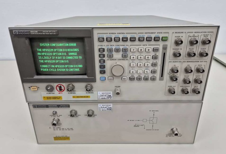 HP 8922M GSM/DCS/PCS MS TEST SET, HP 83220E RF Interface : 엠아이티솔루션