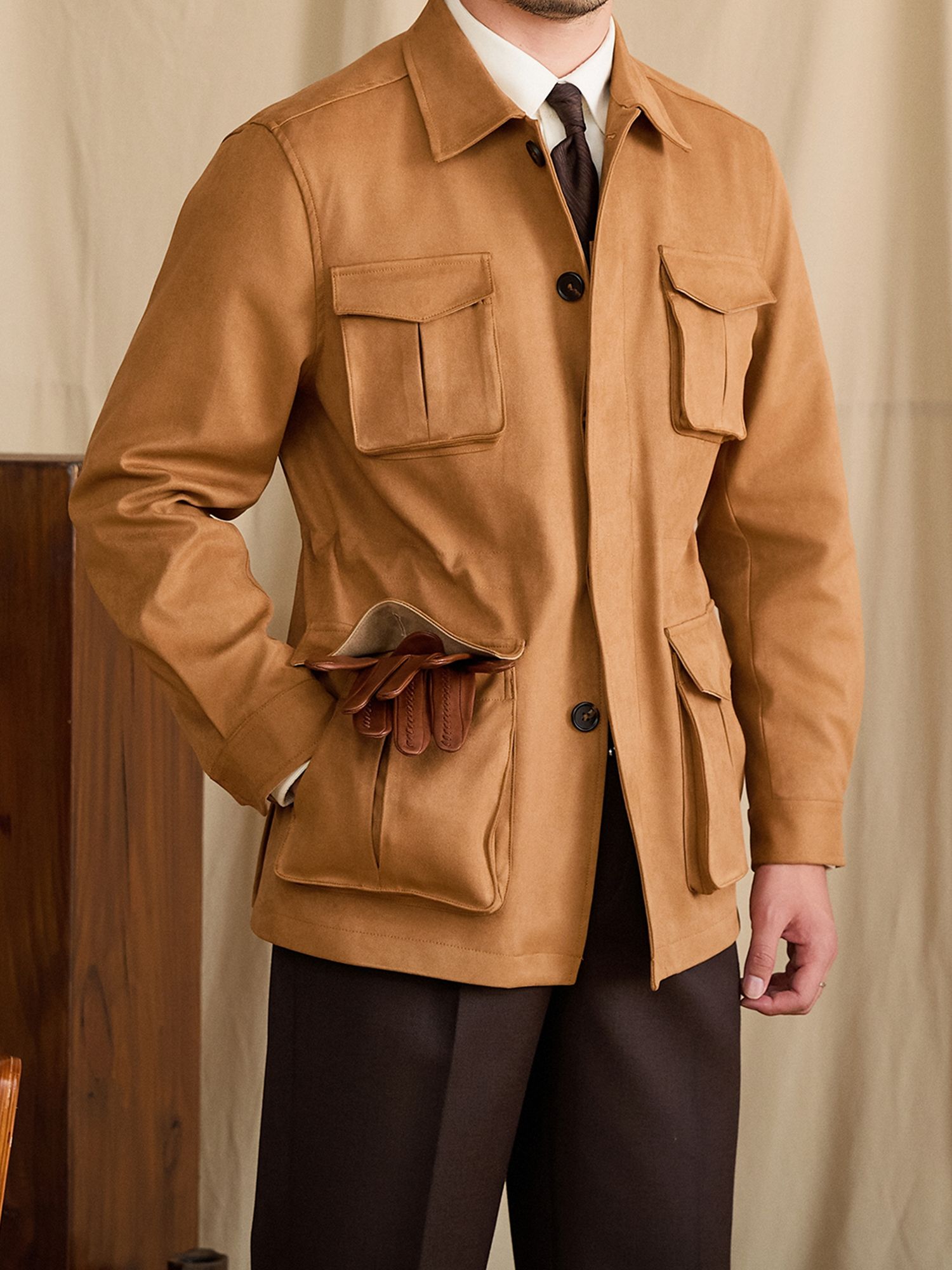 스웨이드 M65 자켓 (3 Colors) : 마스콜리노