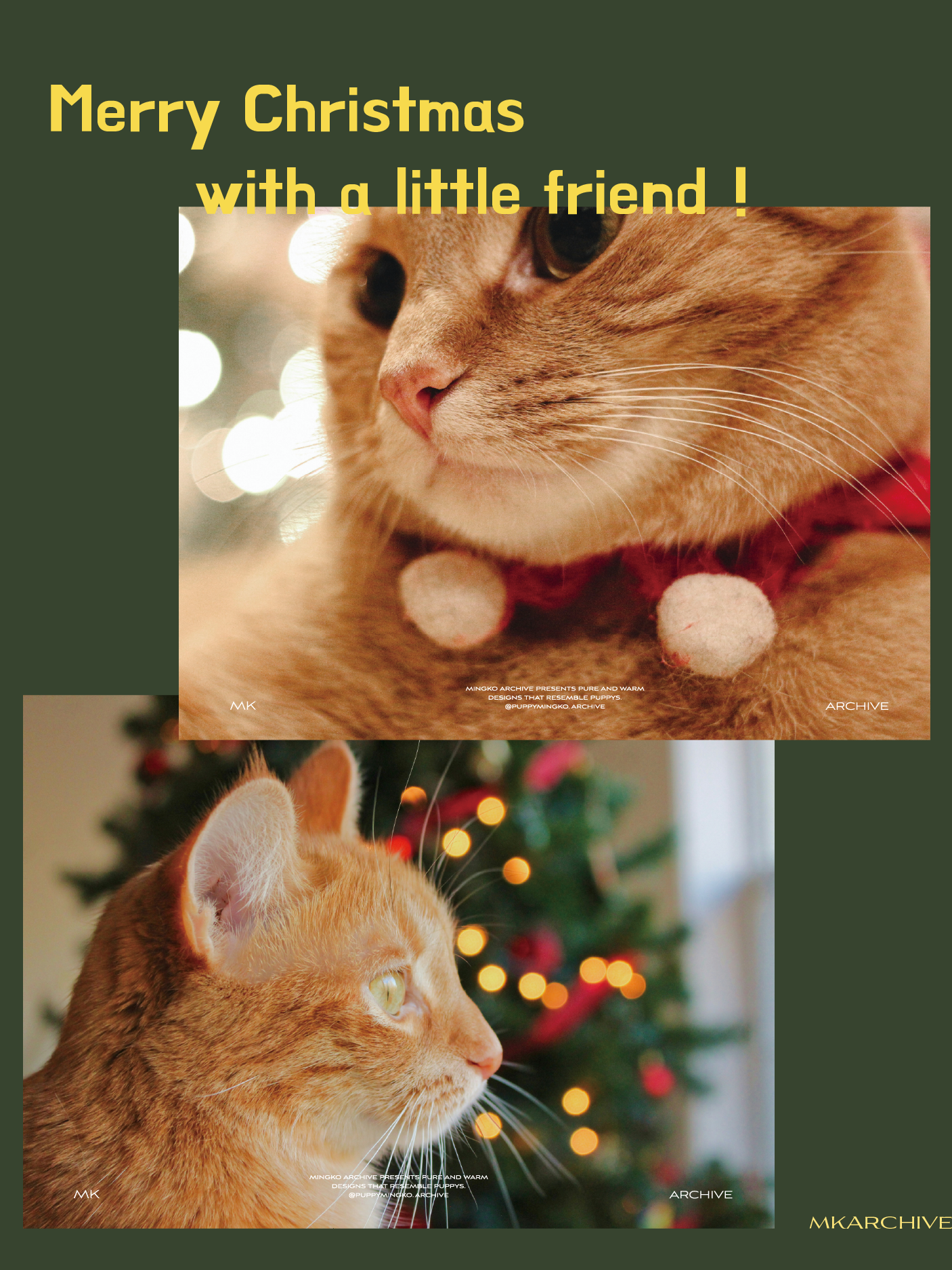 Winter season poster (A4 size) : 밍코아카이브