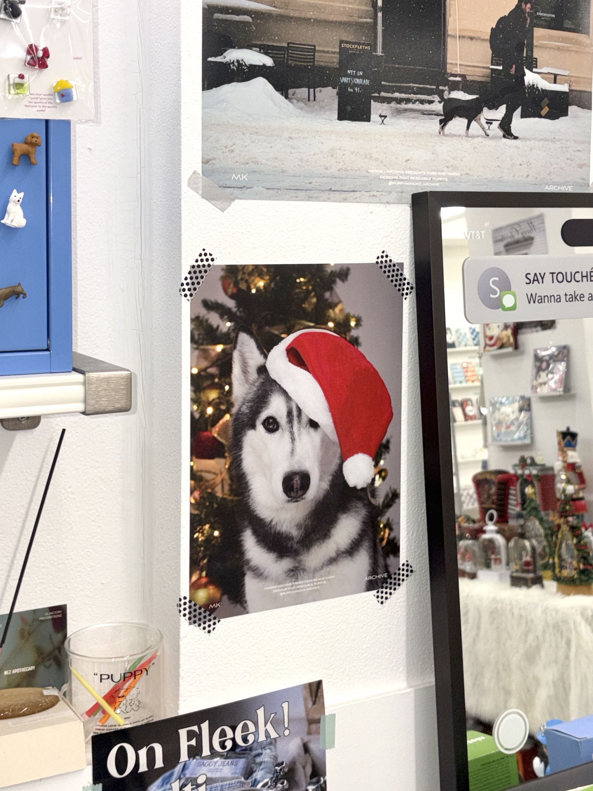 Winter season poster (A4 size) : 밍코아카이브