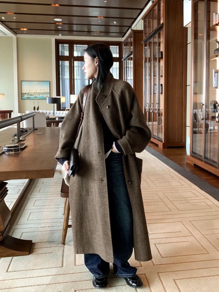 Herringbone Yak Maxi Coat : 소냐도르(soñador)