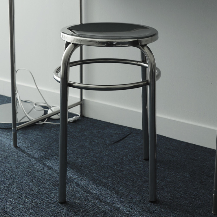 포르토 미니 철제 원형 라운드 미드센츄리모던 메탈 의자 스툴 : 바림몰