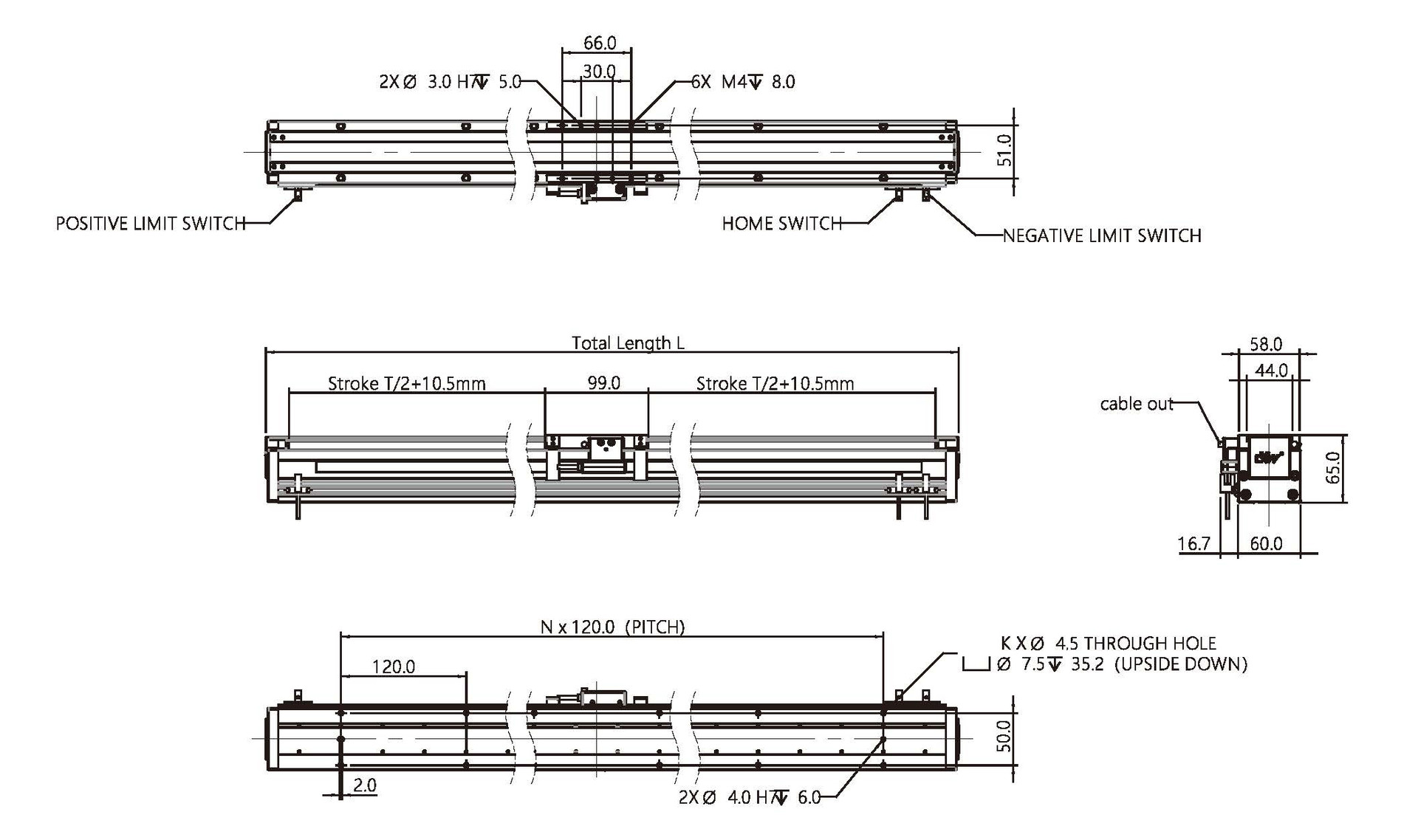 직교로봇 DA-B95-B2