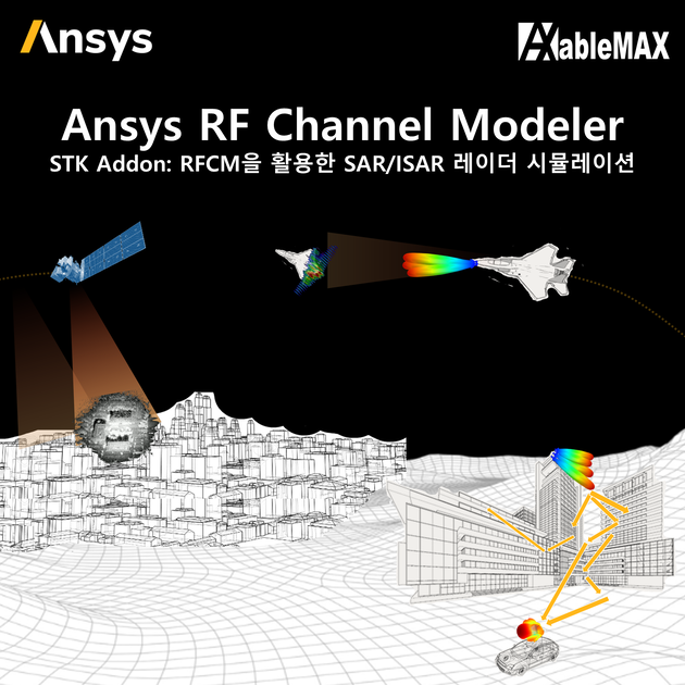 Ansys RF Channel Modeler - STK Addon RFCM을 활용한 SAR/ISAR 레이더 시뮬레이션 : ableMAX