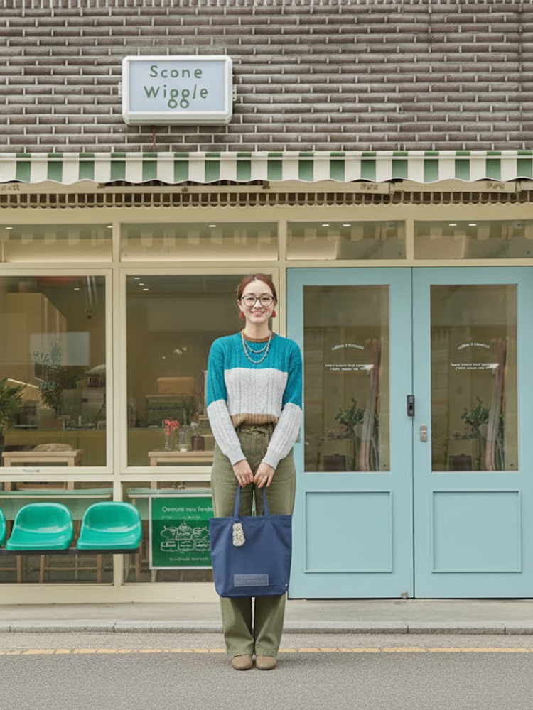#112 Dusty Mint Rhythm Cable Knit