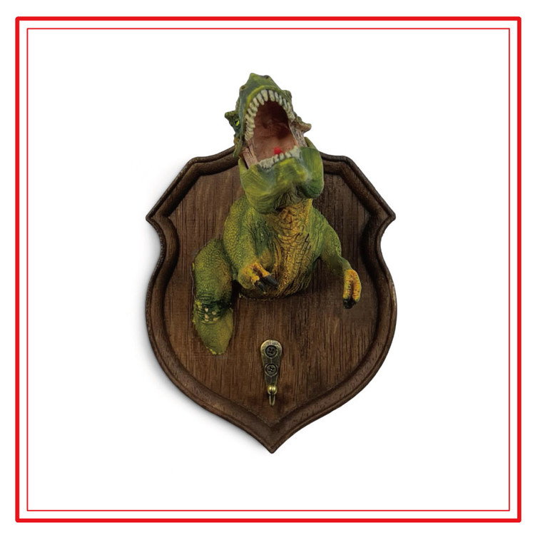 "Dinosaur Hunting Trophy" Key Holder : Yellow Hippies