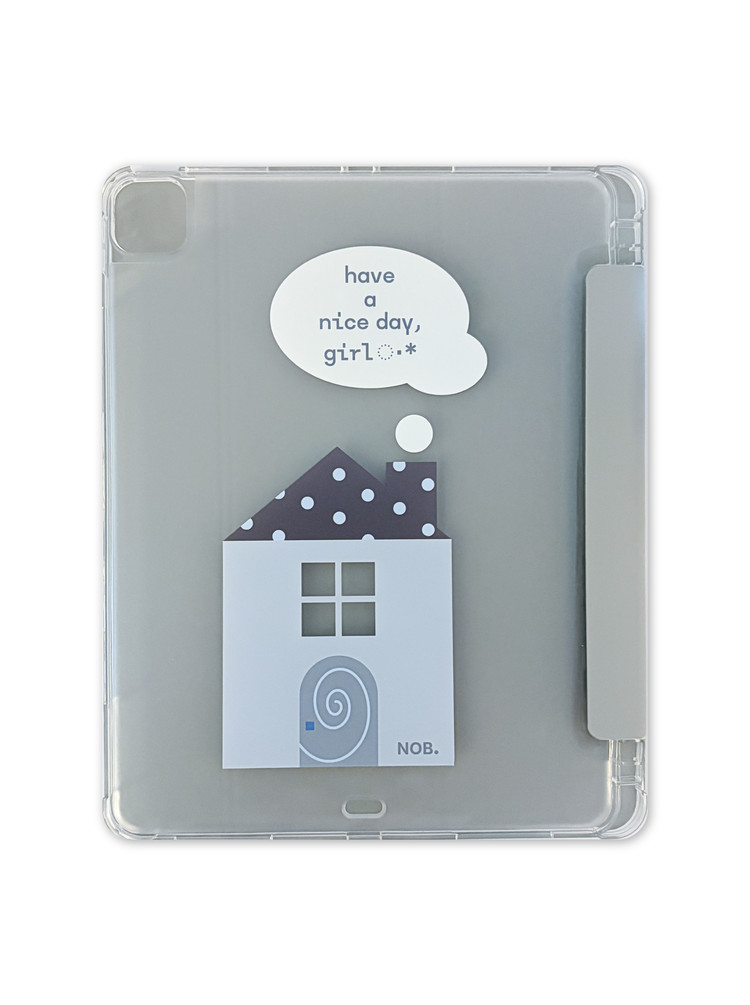 my HOUSE (calm blue) - ipad case : NOB.