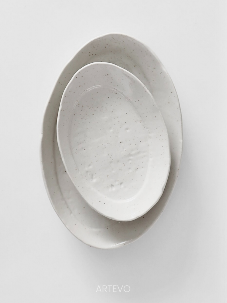 Haku Oval Plate (2size) : ARTEVO
