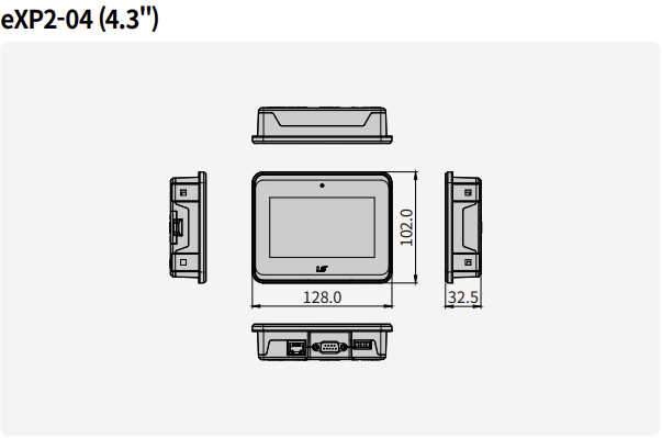 eXP2-0400D, eXP2 0400D, 이더넷, Ethernet, 4.3인치, 4.3", 4.3INCH, eXP20-TTA ...