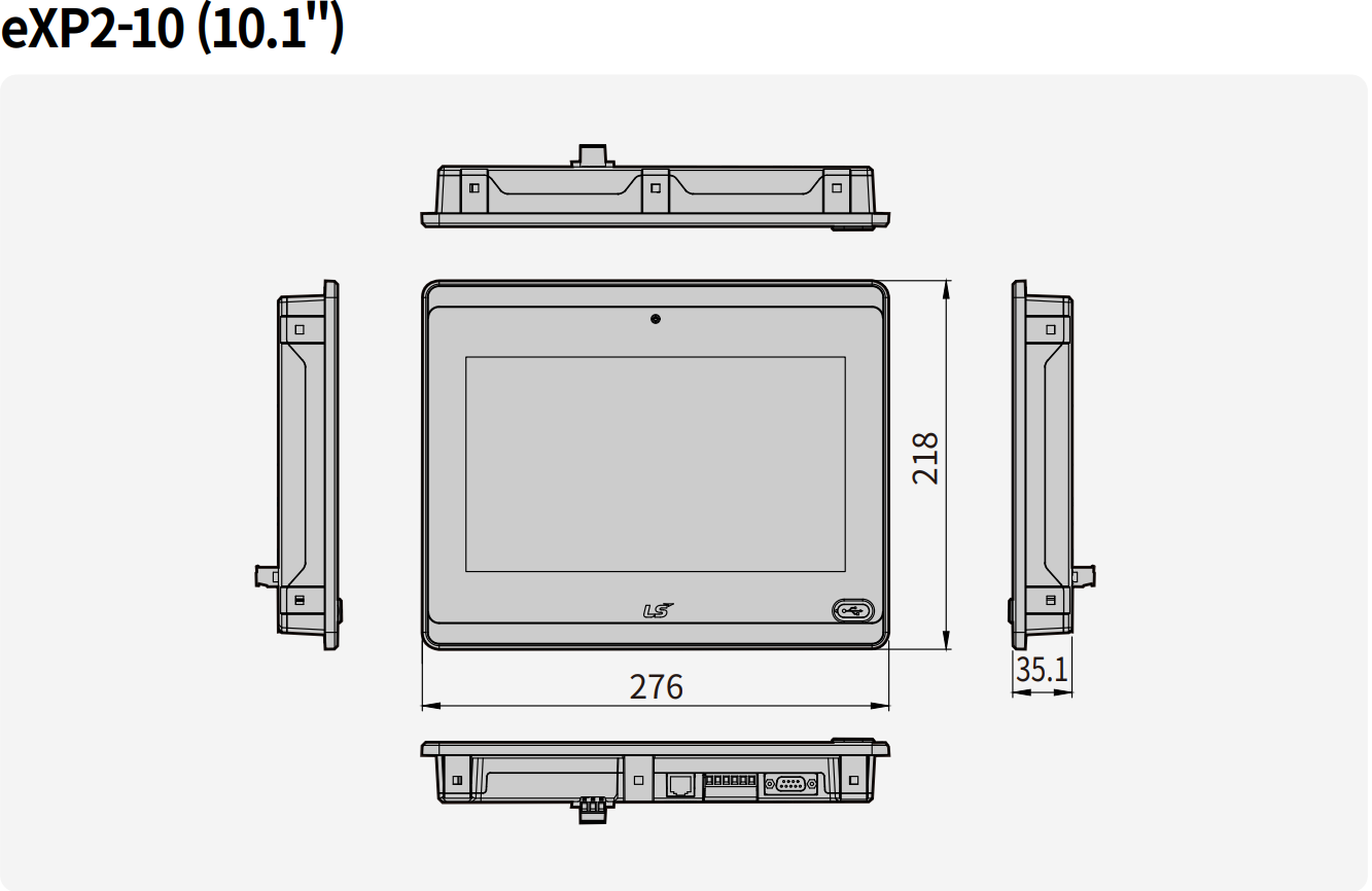 eXP2-1000D, eXP2 1000D, 이더넷, Ethernet, , 10.4인치, 10.4", 10.4INCH, XP70-TTA/DC, XP70 TTA/DC ...