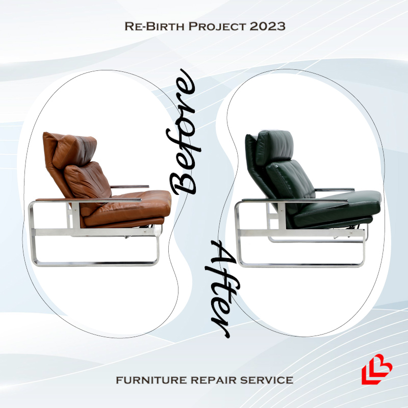 디사모빌리에서 수입하는 독일 ERPO의 ER100 리클라이너 쇼파가죽갈이편! : 국가대표 종합가구서비스 리나FRS