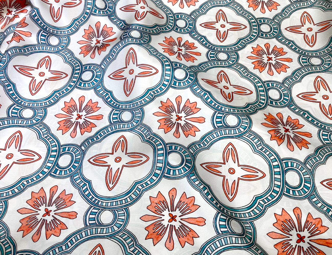 12m/m twill silk drawing pattern DTP : 실크메이트