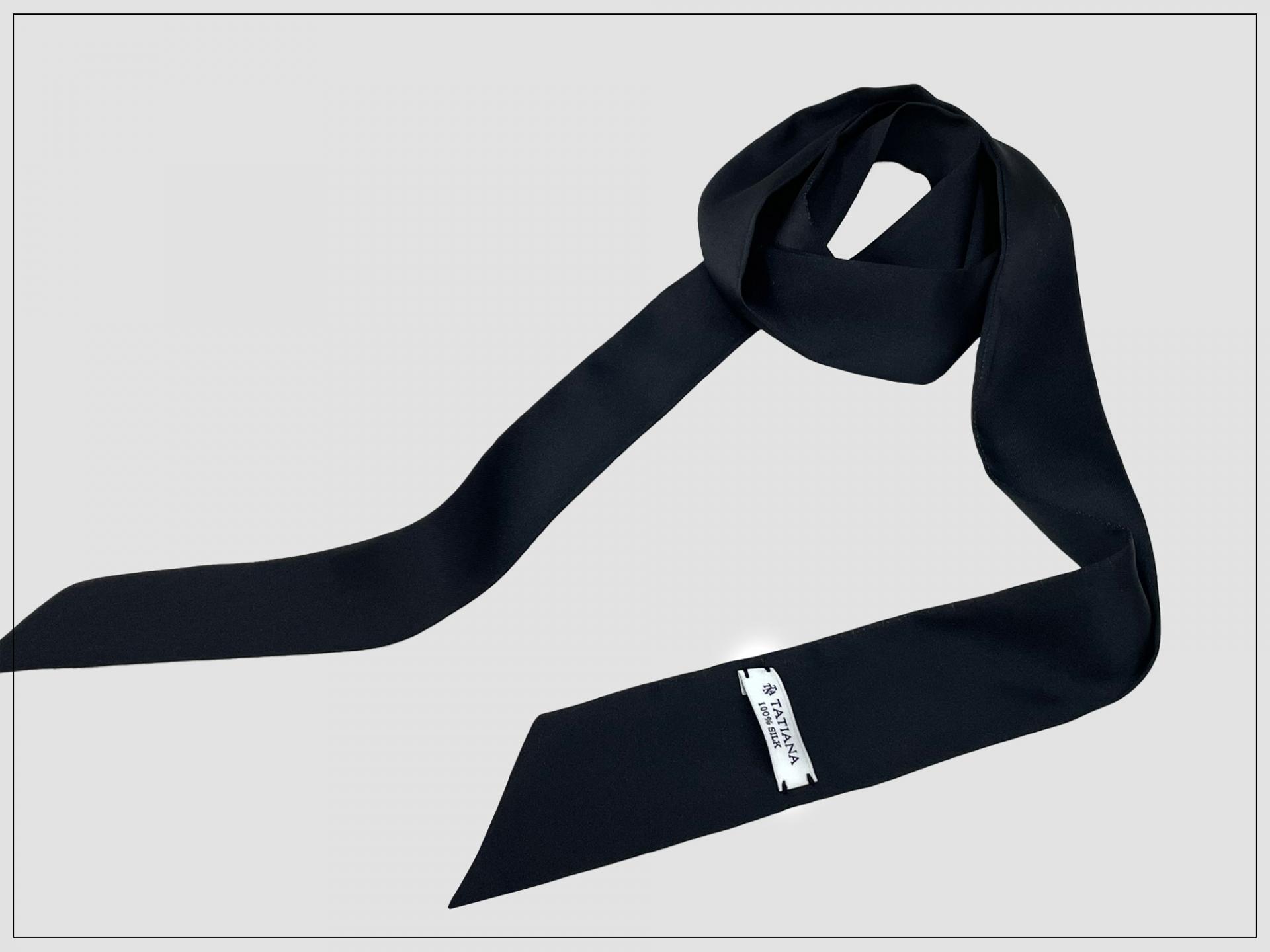 neck-tai type scarf *sample : 실크메이트