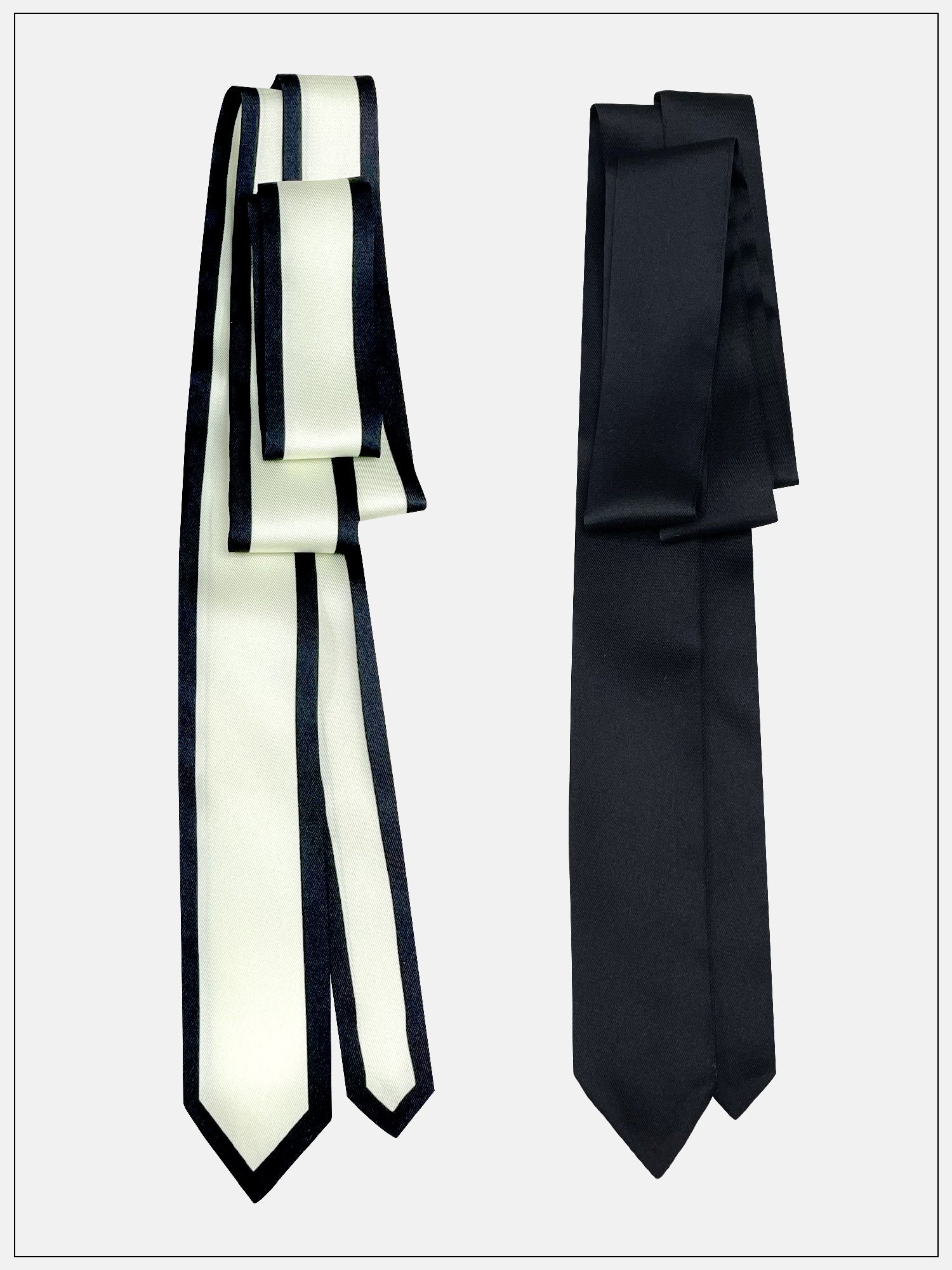 neck-tai type scarf *sample : 실크메이트