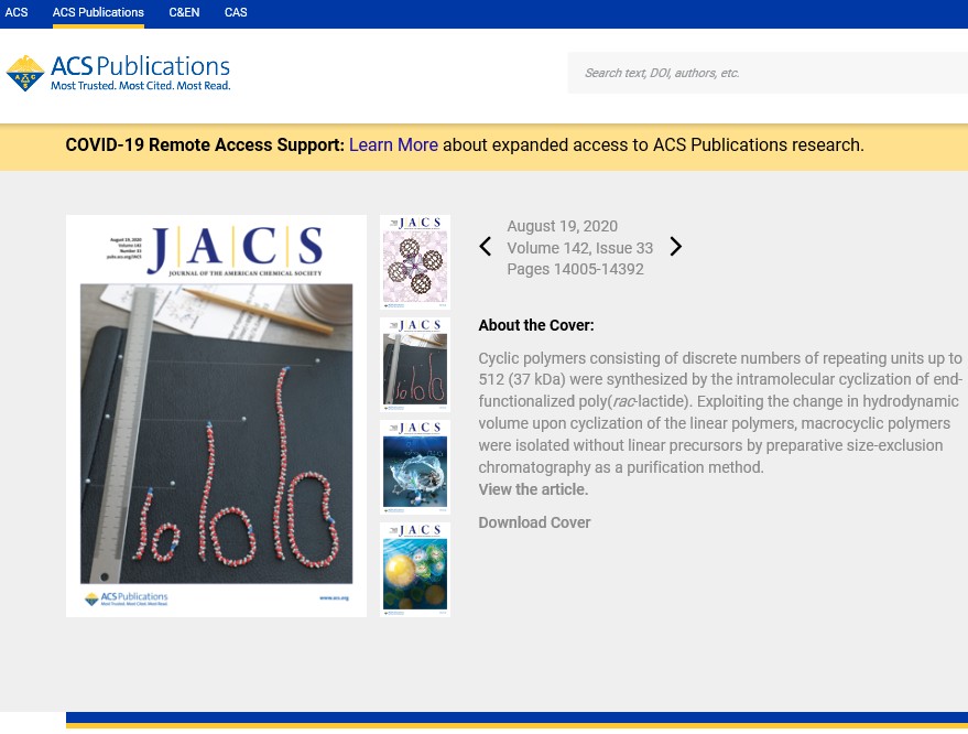 ACS_JACS : Publishing News