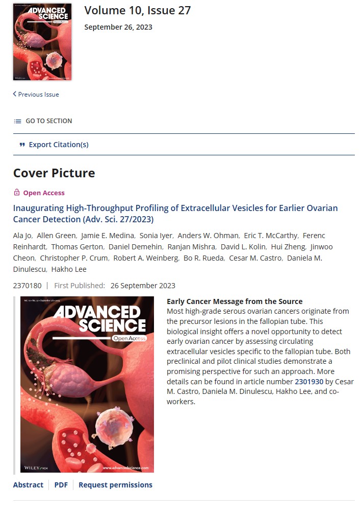 Wiley_ADVANCED SCIENCE : Publishing News