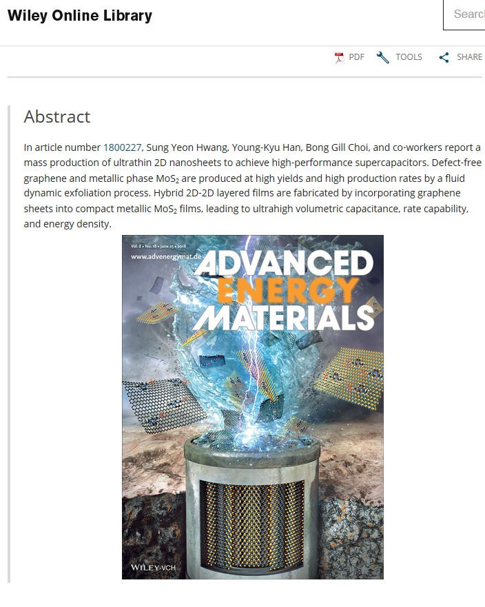 Wiley_ADVANCED ENERGY MATERIALS : Publishing News