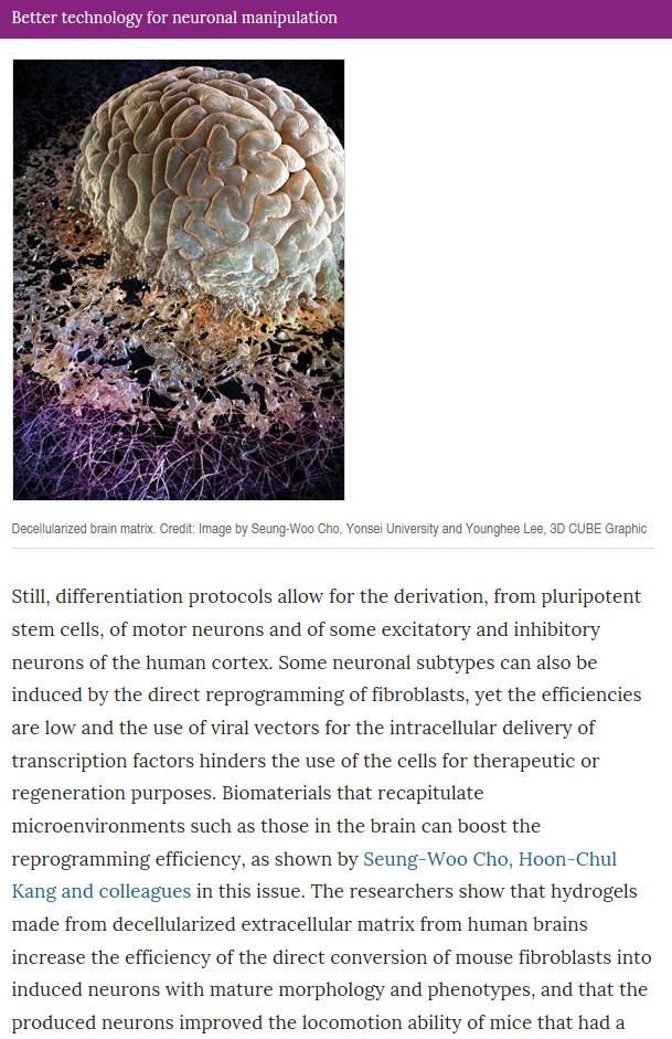 Nature Biomedical Engineering : Publishing News