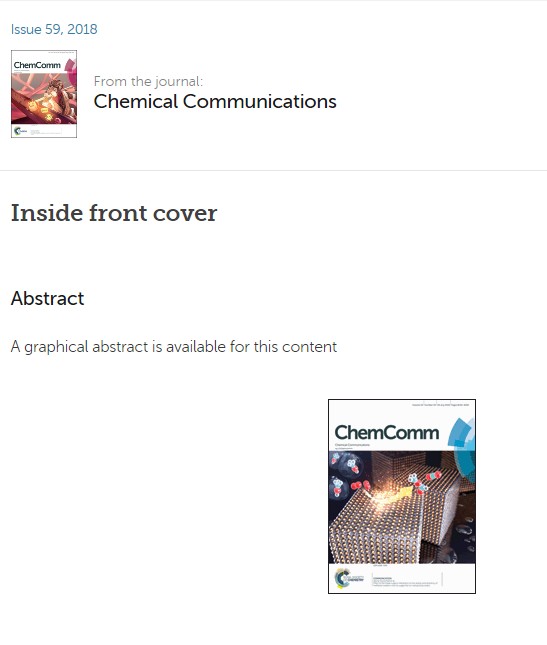 RSC_Chem Comm : Publishing News