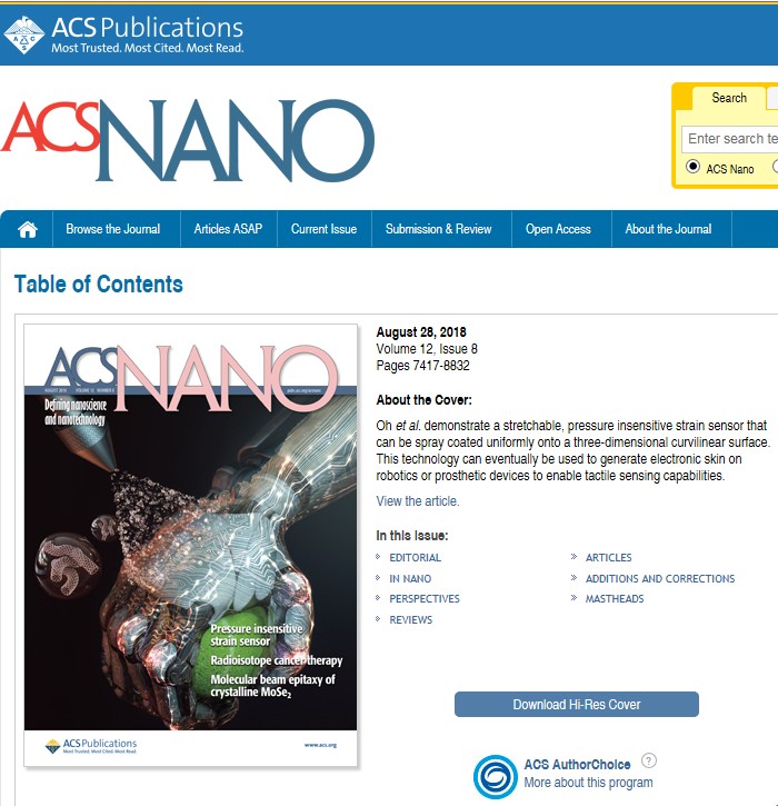 ACS NANO : Publishing News