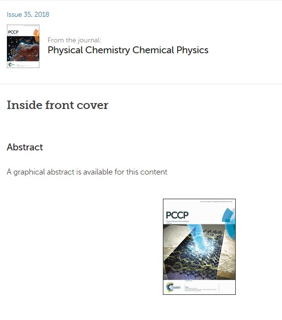 RSC_PCCP : Publishing News