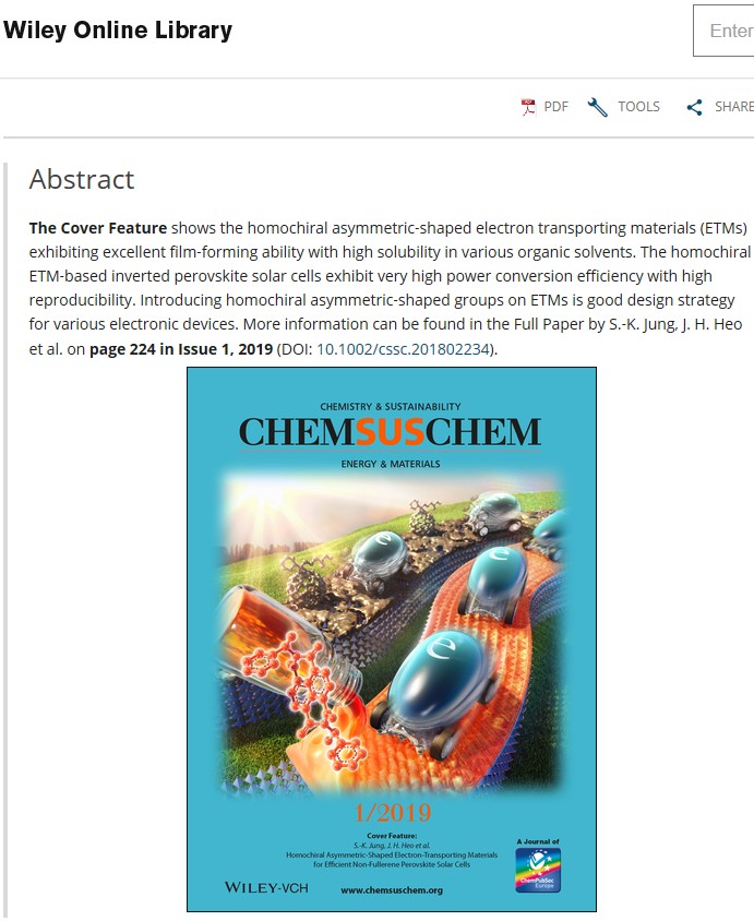 wiley_Chem Sus Chem : Publishing News