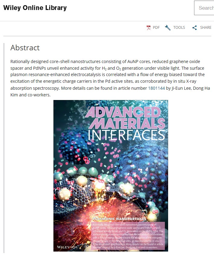 Wiley_ADVANCED MATERIALS INTERFACES : Publishing News