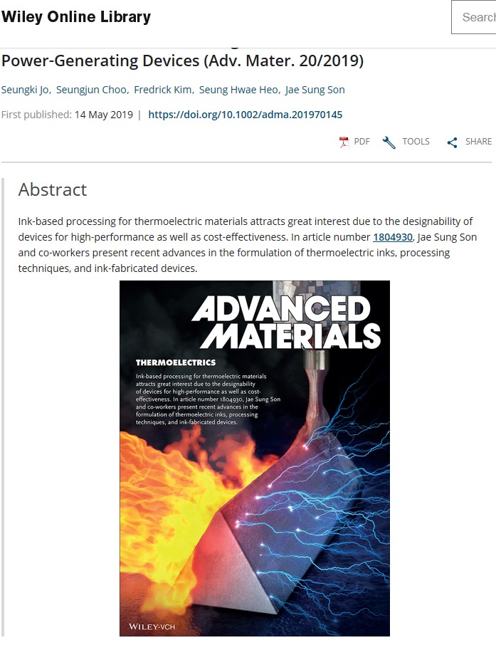 Wiley_ADVANCED MATERIALS : Publishing News