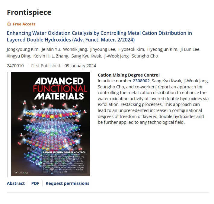 Wiley_ADVANCED FUNCTIONAL MATERIALS : Publishing News