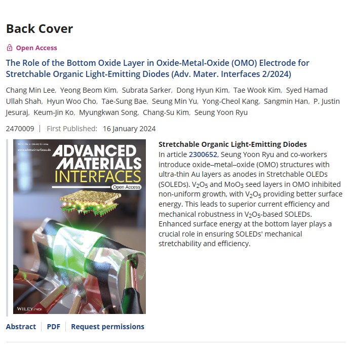 Wiley_ADVANCED MATERIALS INTERFACES : Publishing News