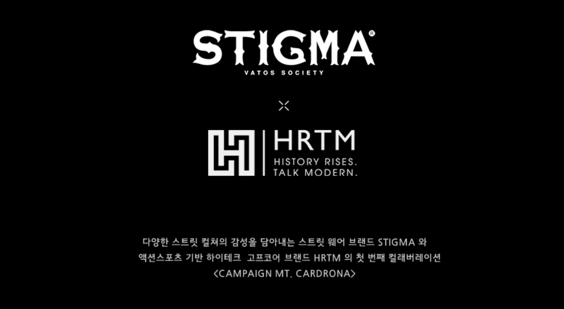 HRTM X STIGMA OVERSIZED MEDIUM SWEAT HOODY LTD
