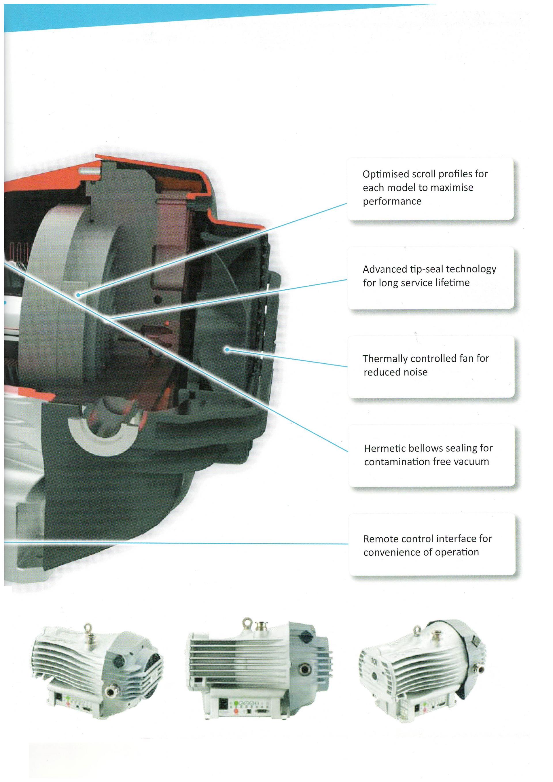 nXDS6i, nXDS10i, nXDS15i, nXDS20i : EDWARDS Oil-free Dry Scroll Pump Series