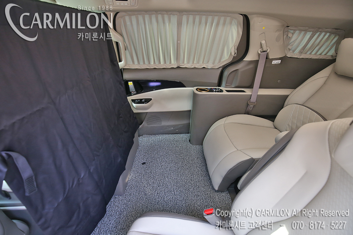 KA4카니발 하이리무진 VIP의전용시트+연애인커튼 CA061 : 카미론시트