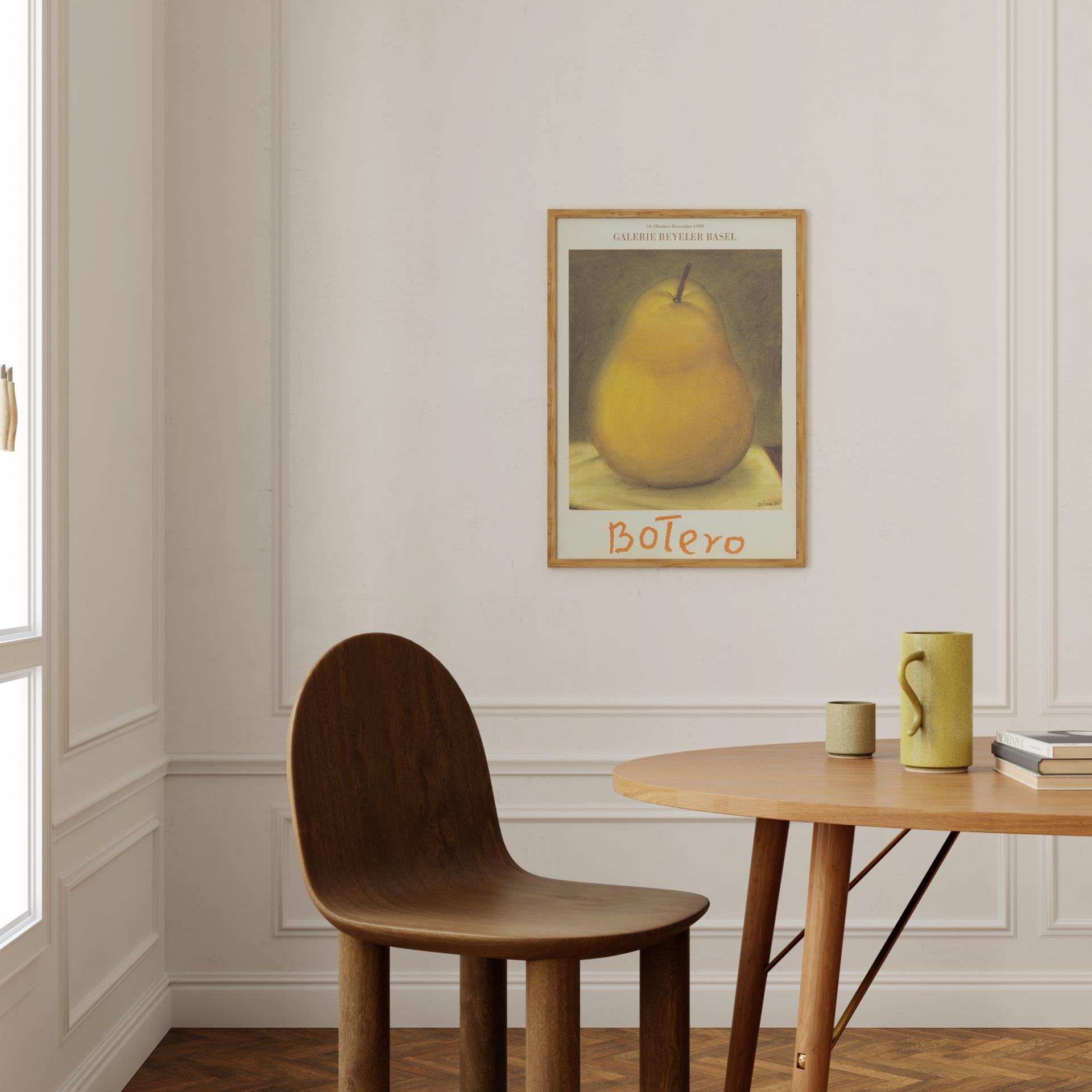 페르난도 보테로 Fernando Botero - Pear, 1980 (액자포함) : JARI STUDIO - 자리 스튜디오